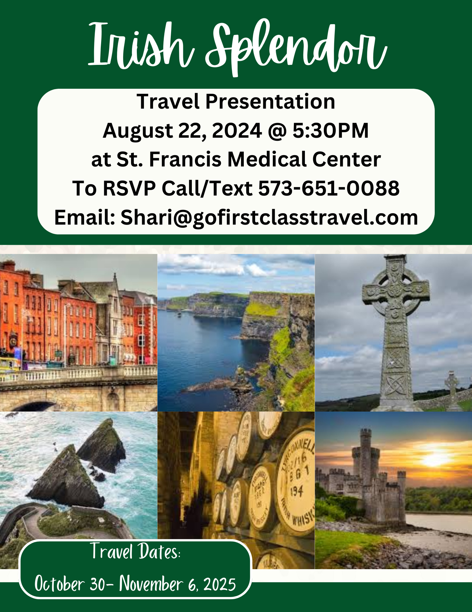 Irish Splendors Travel Presentation - Cape Girardeau Area Chamber of ...