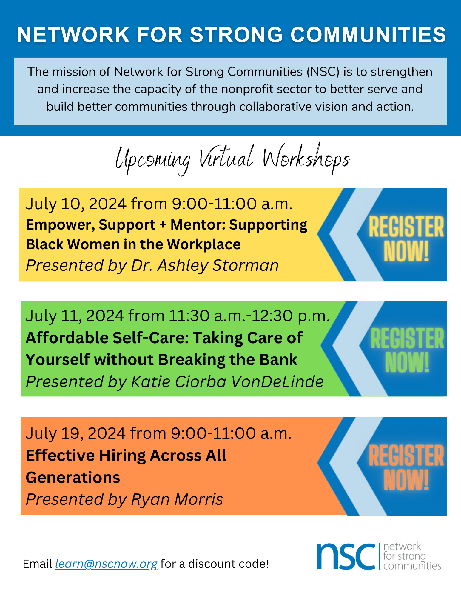 July Upcoming Virtual Workshops! - Cape Girardeau Area Chamber of Commerce