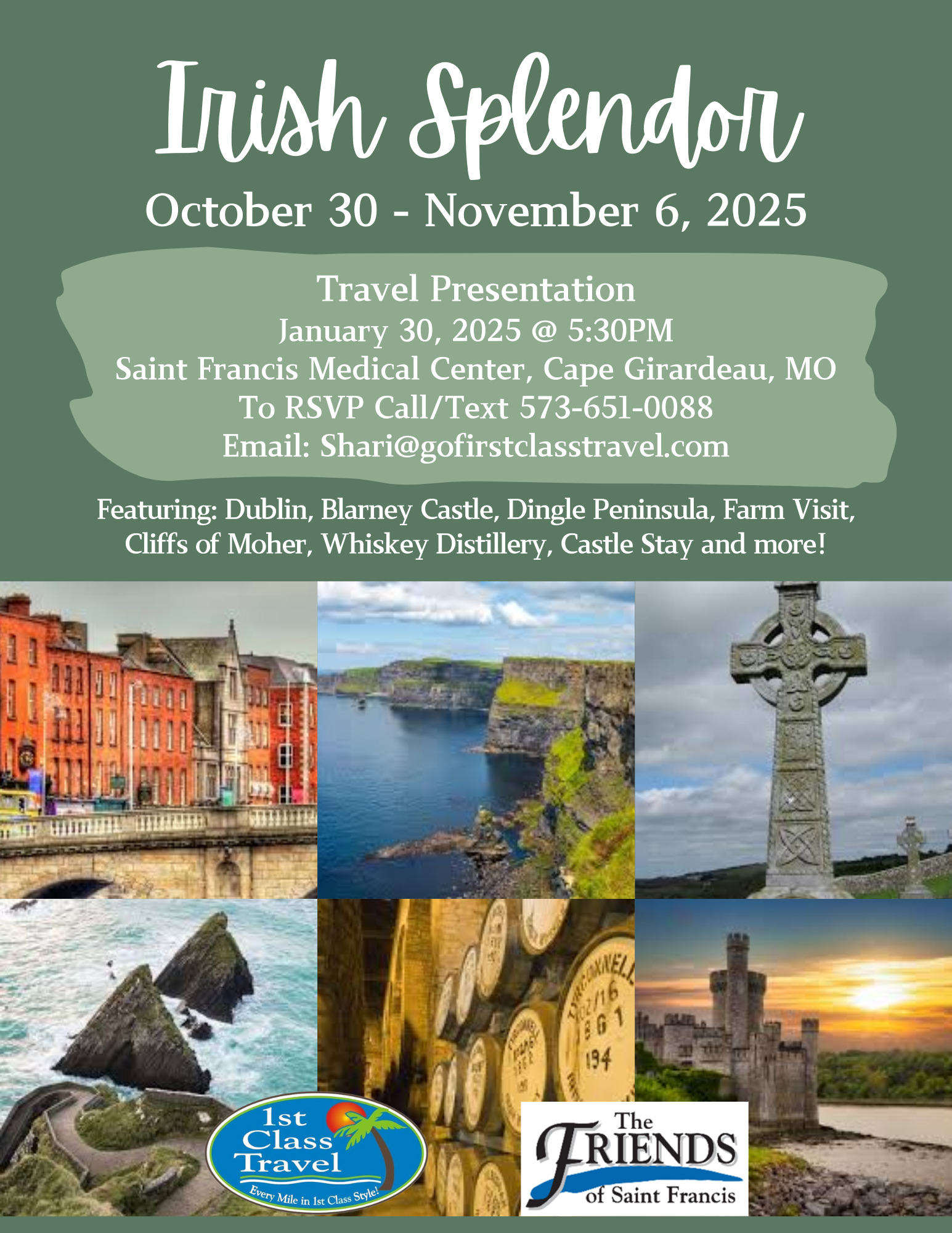 Irish Splendor Travel Presentation - Cape Girardeau Area Chamber of ...