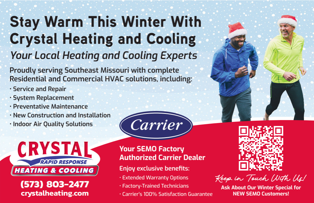 Stay Warm This Winter With Crystal Heating and Cooling - Your Local ...